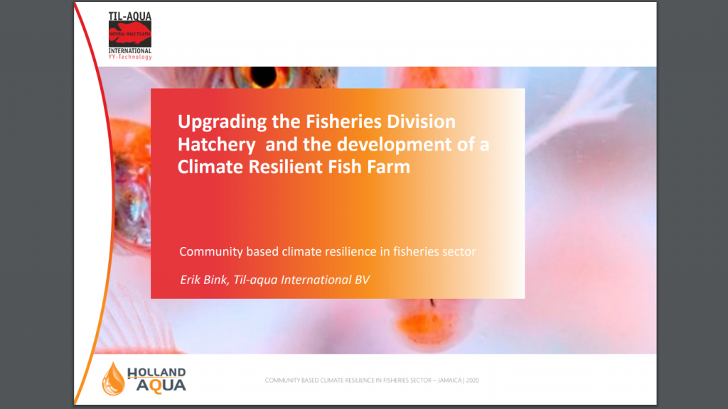 Upgrading the Fisheries Division Hatchery and the development of a ...